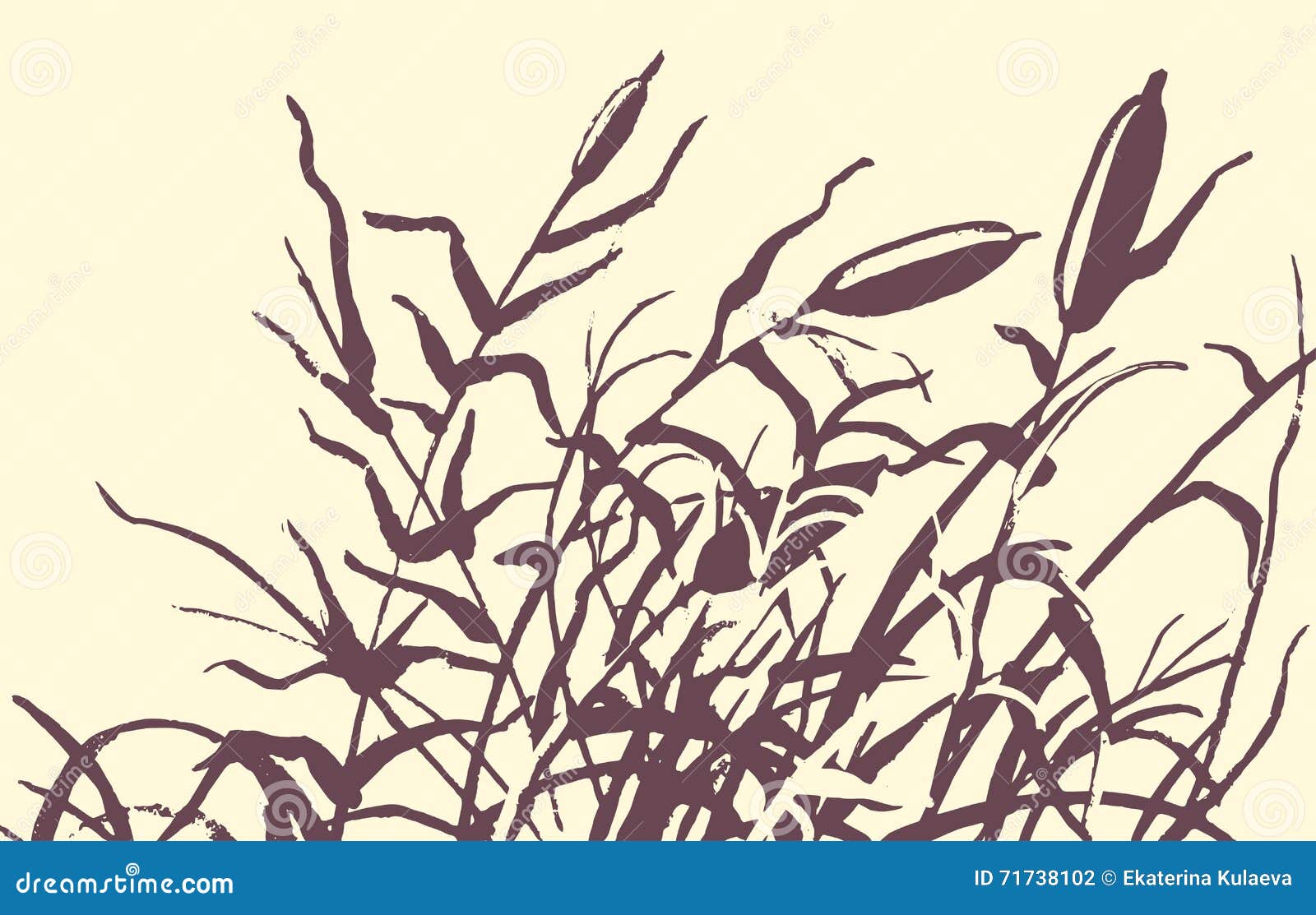 Reed Vector Icon On White Background. Flat Vector Reed Icon Symbol Sign ...