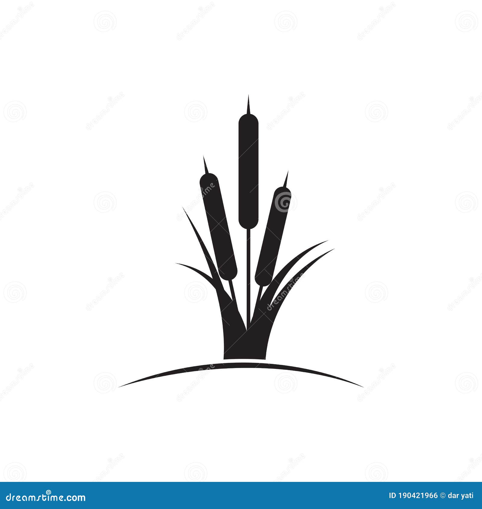 Reeds Icon Vector Design Template Stock Vector - Illustration of symbol ...
