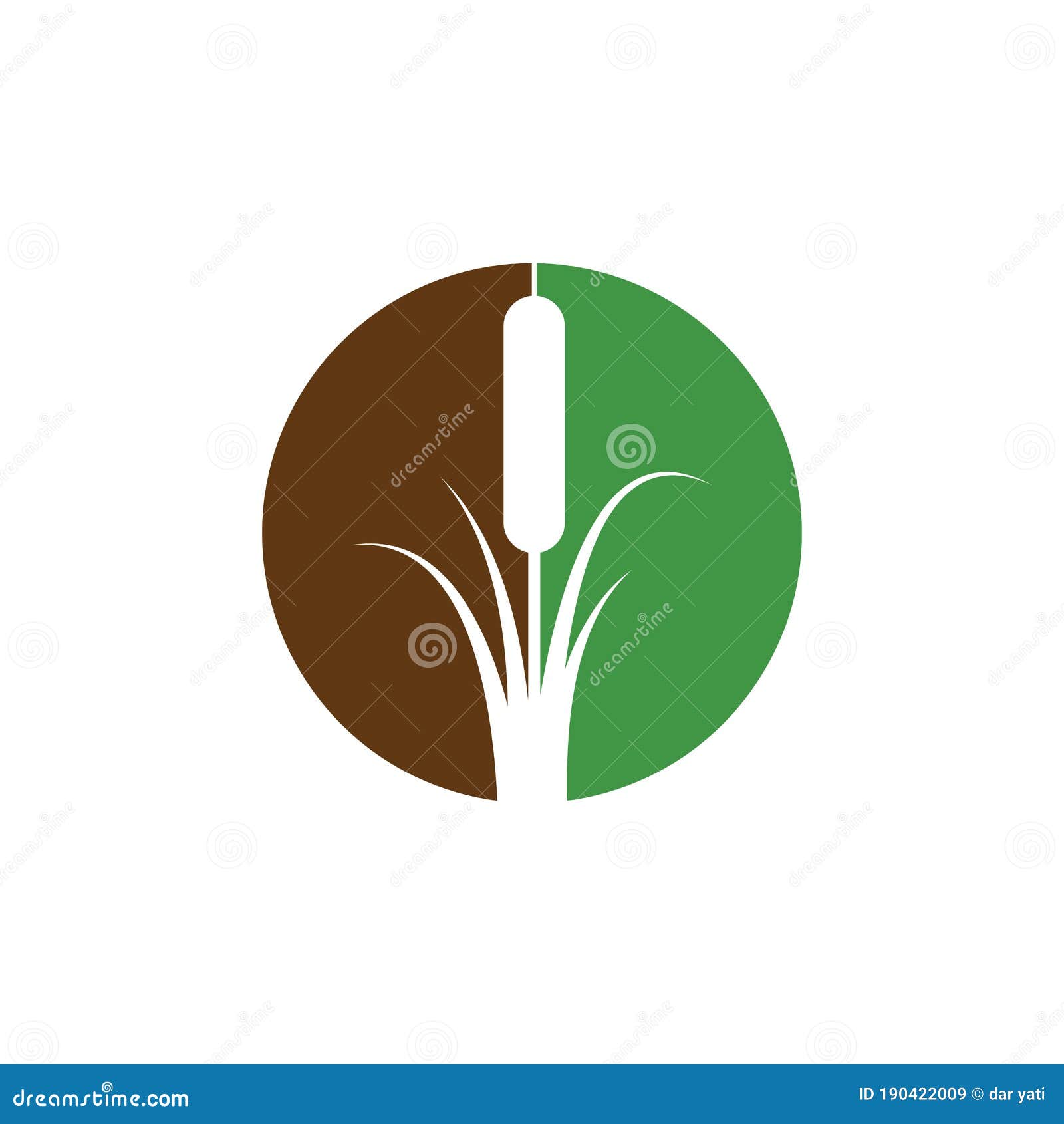 Reeds Icon Vector Design Template Stock Vector - Illustration of ...