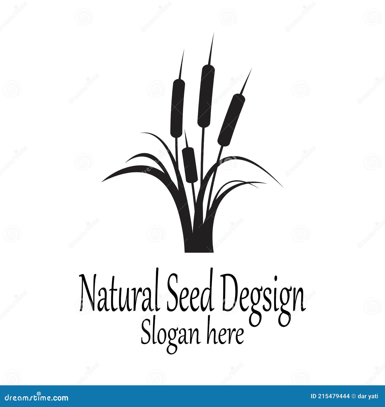 Reeds Icon Vector Design Template and Symbol Stock Vector ...