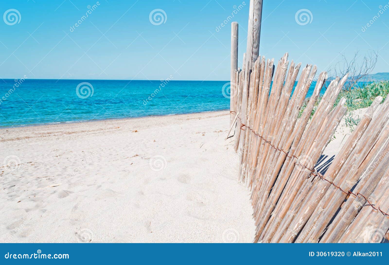 Reeds and sand stock photo. Image of mediterranean, quiet - 30619320