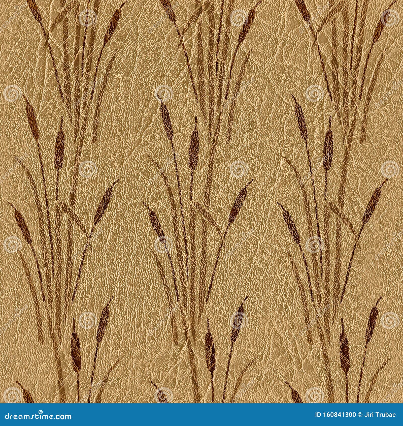 Reeds in Wetland Plants - Pattern of the Decorative Background ...