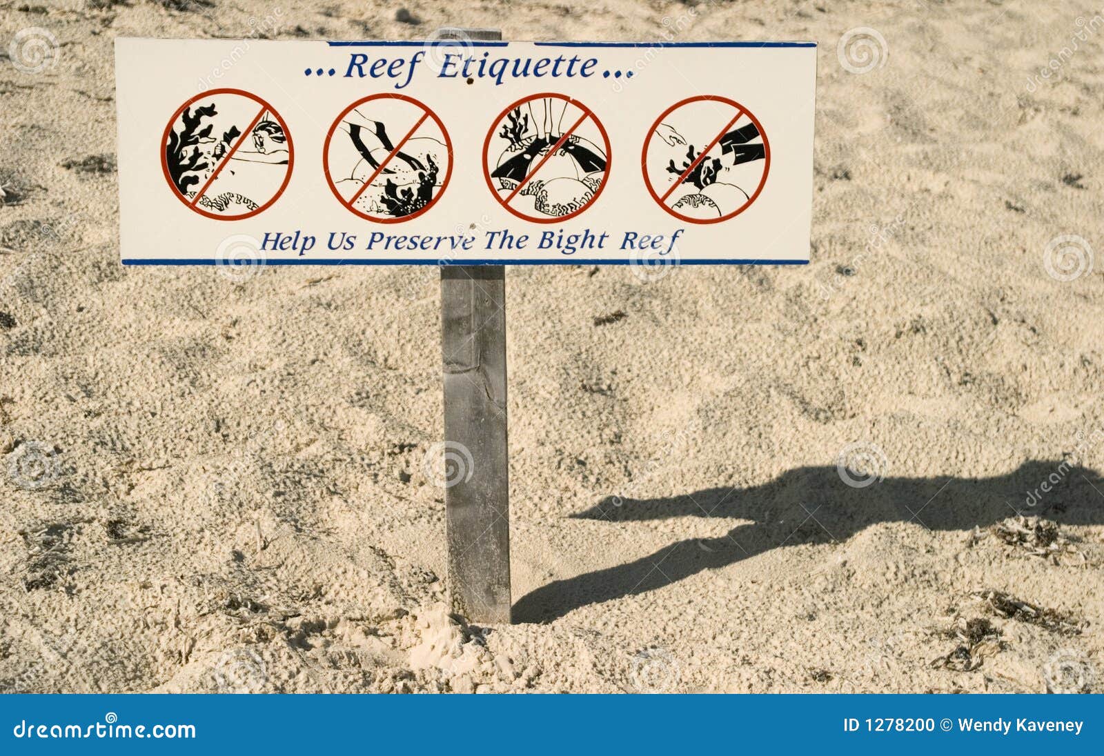 Beach Etiquette And Safety Sign Royalty-Free Stock Photography ...