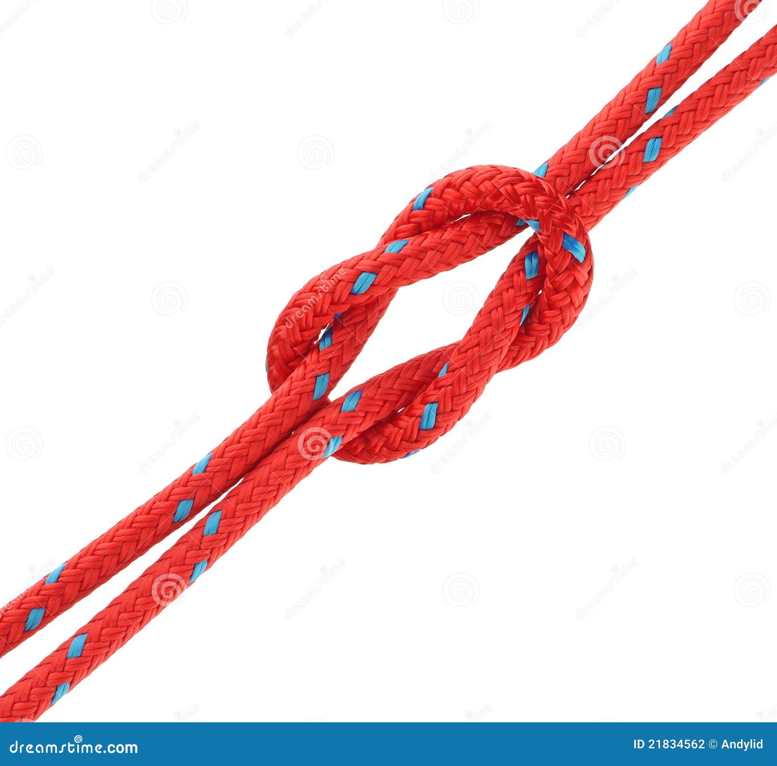 Reef Knot, Yellow And Blue Ropes. Stock Photography | CartoonDealer.com ...