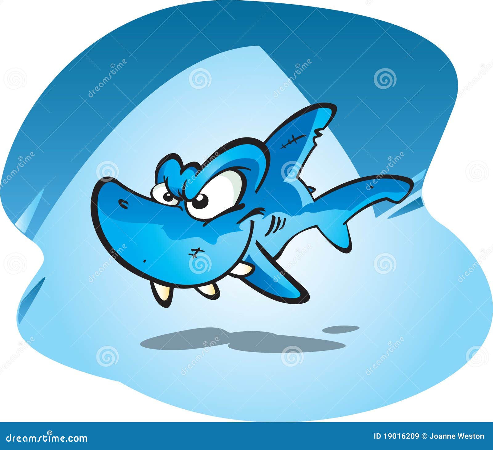 Reef Shark stock vector. Illustration of aquarium, ocean - 19016209