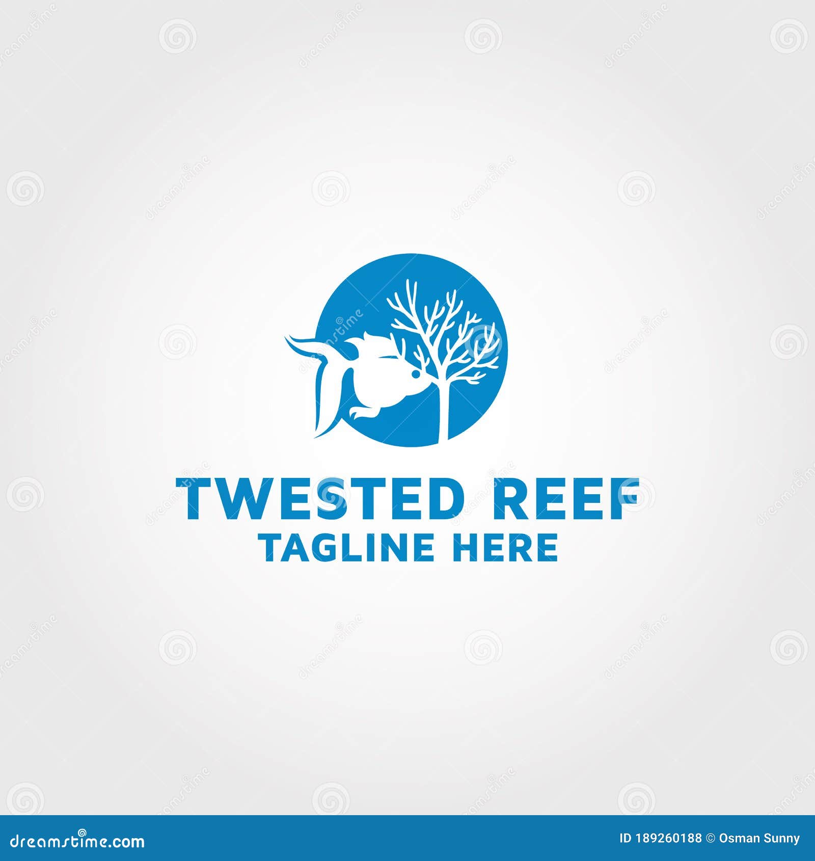 Reef Vector Logo Design Template Stock Vector - Illustration of ...