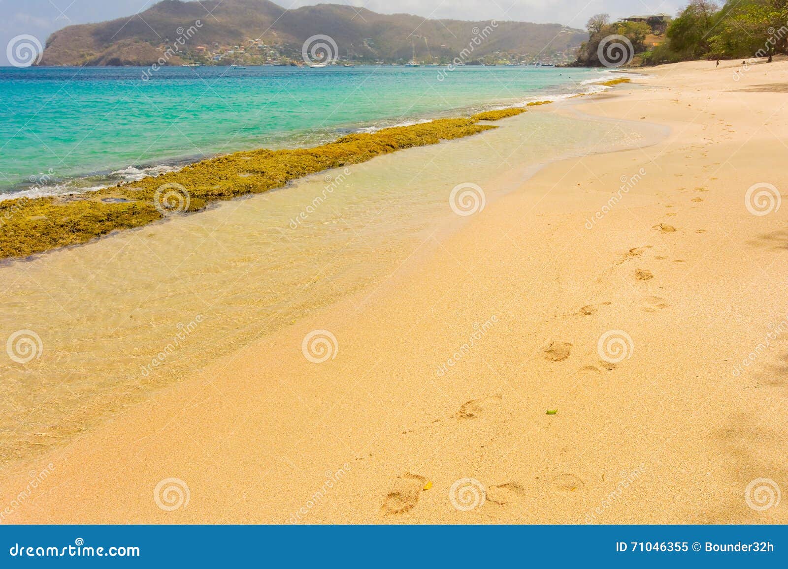 A Reef in the Windward Islands Stock Image - Image of foaming, sandy ...