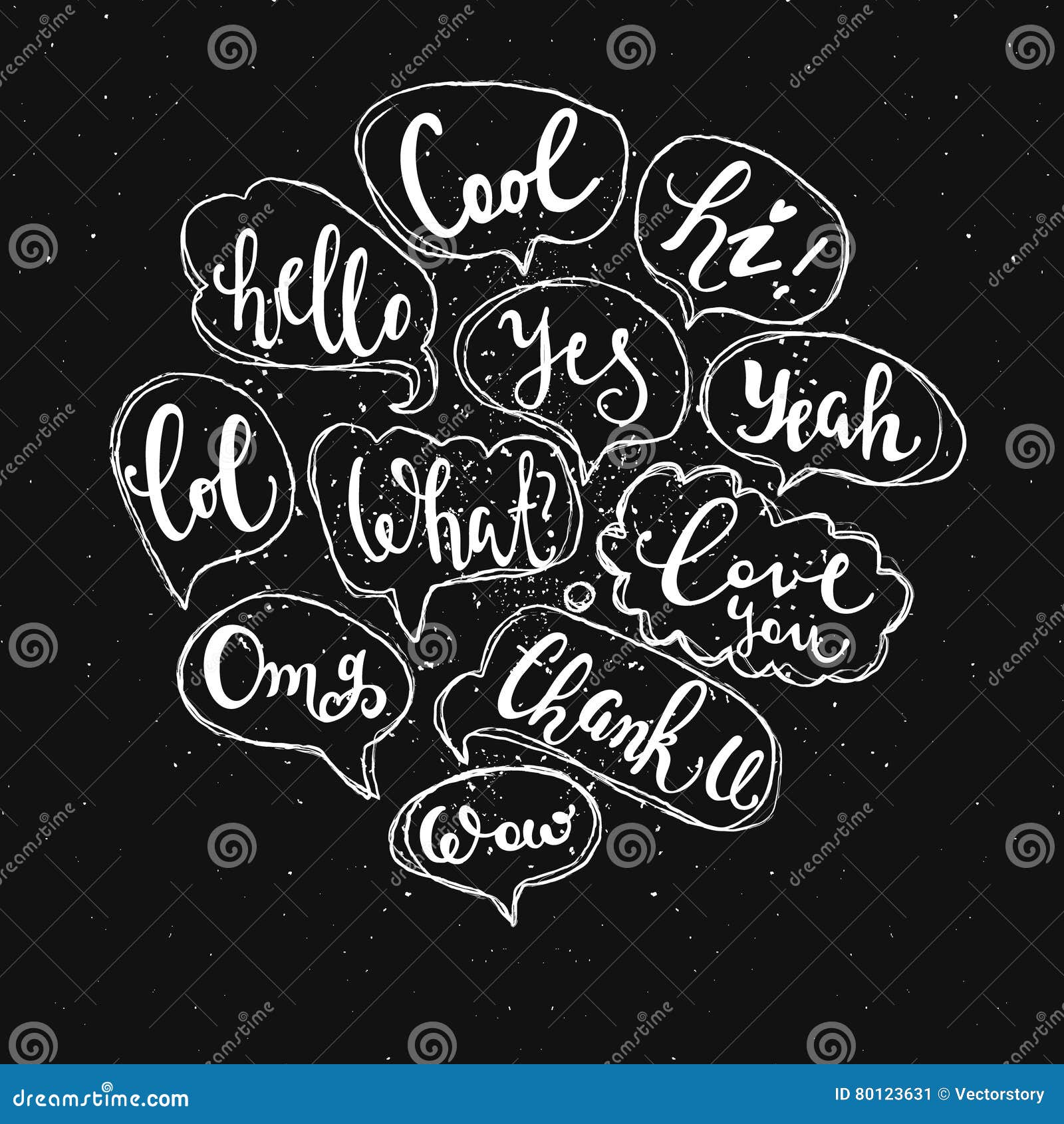 Reeks Acroniemen En Afkortingen Vector Illustratie - Illustration of ...