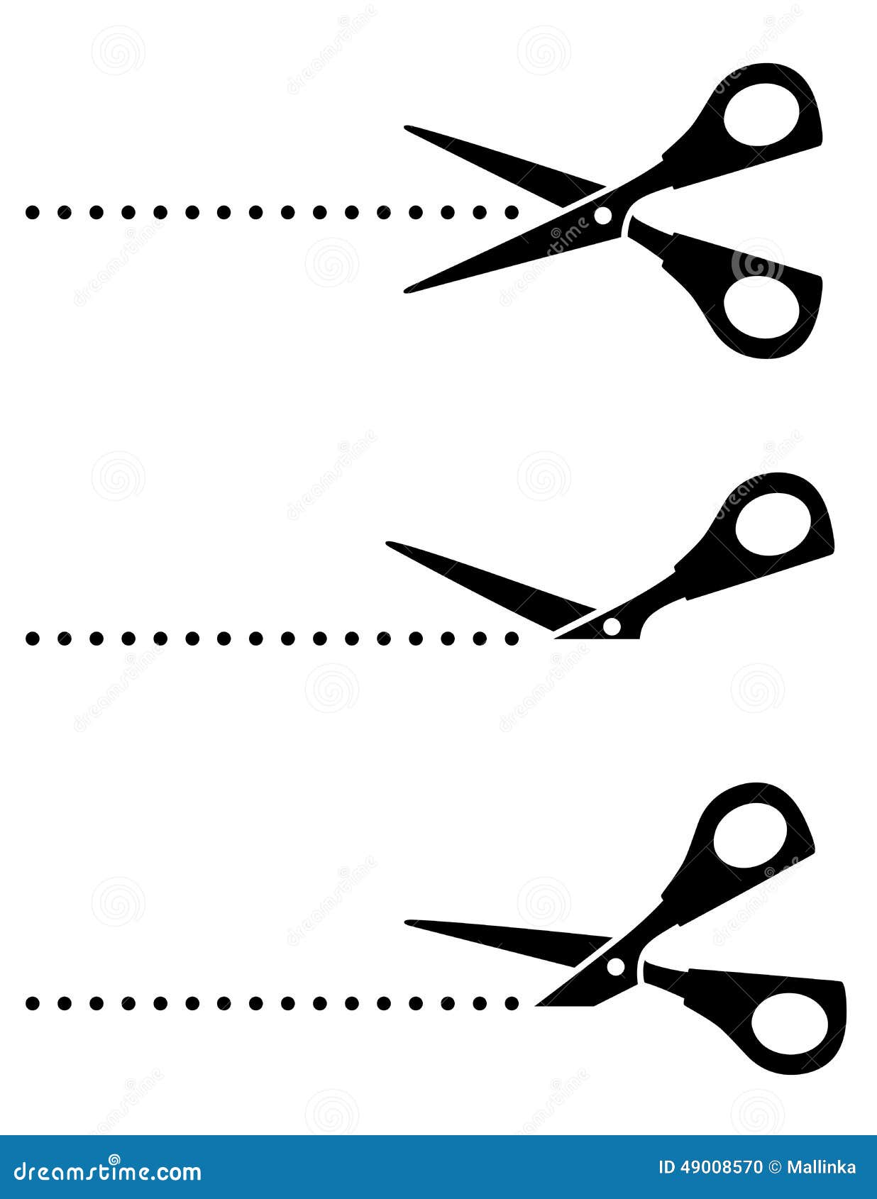 Reeks Van Schaar Met Zwarte Punten Vector Illustratie - Illustration of ...