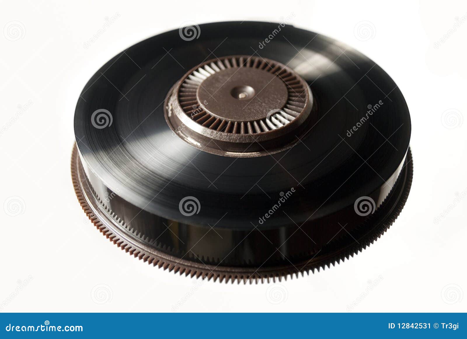 Reel of Black Backup Magnetic Tape Stock Image - Image of keeping, info ...