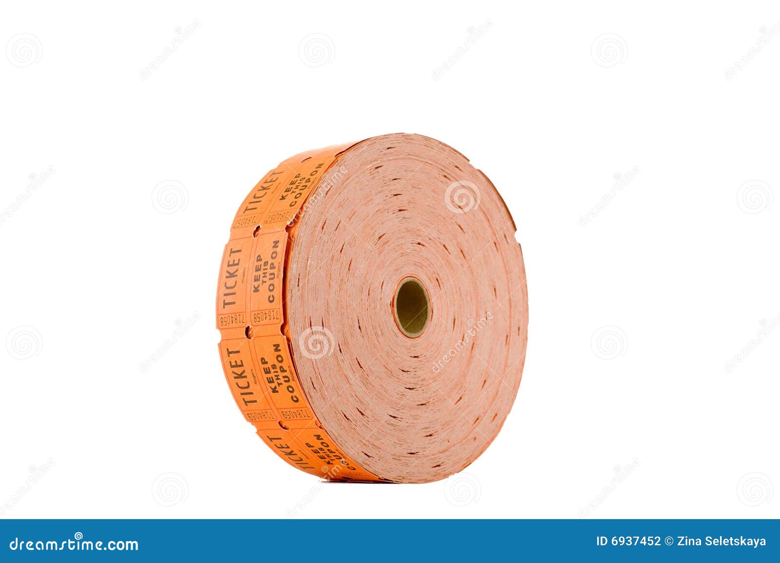 Reel of tickets stock photo. Image of raffle, dirty, rolled - 6937452
