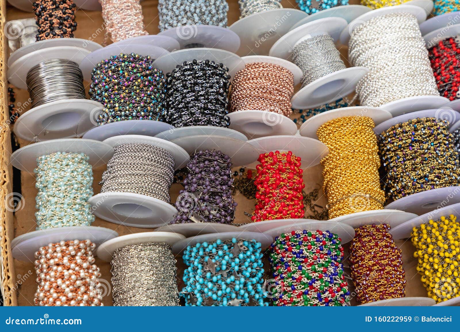 Chains at Reels stock image. Image of crafts, variety - 160222959