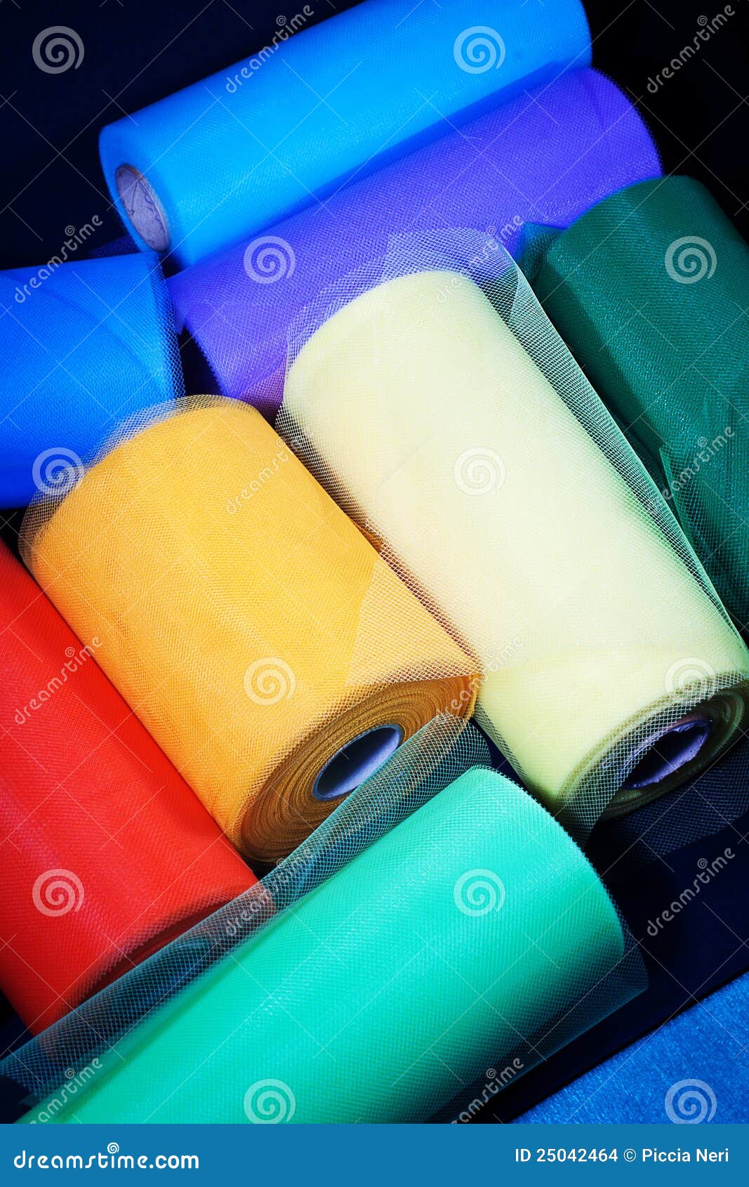 Reels of mesh material stock photo. Image of housework - 25042464