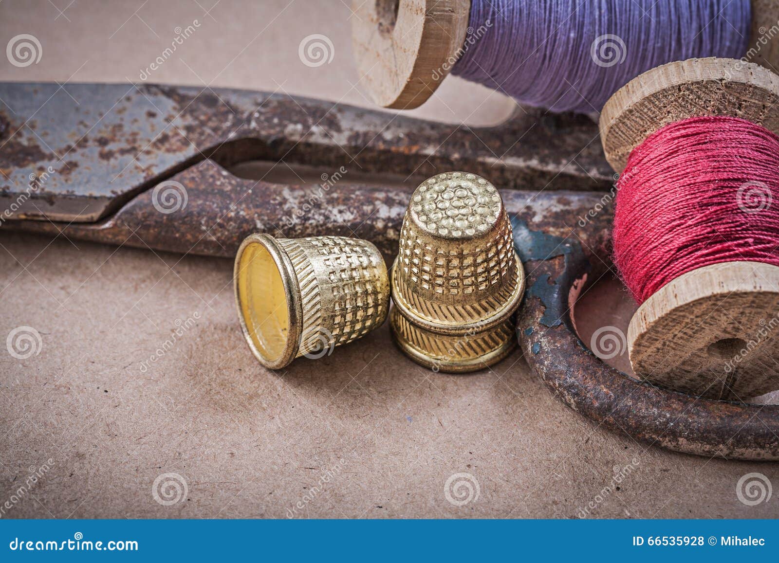 235 Rusty Vintage Thimble Stock Photos - Free & Royalty-Free Stock ...