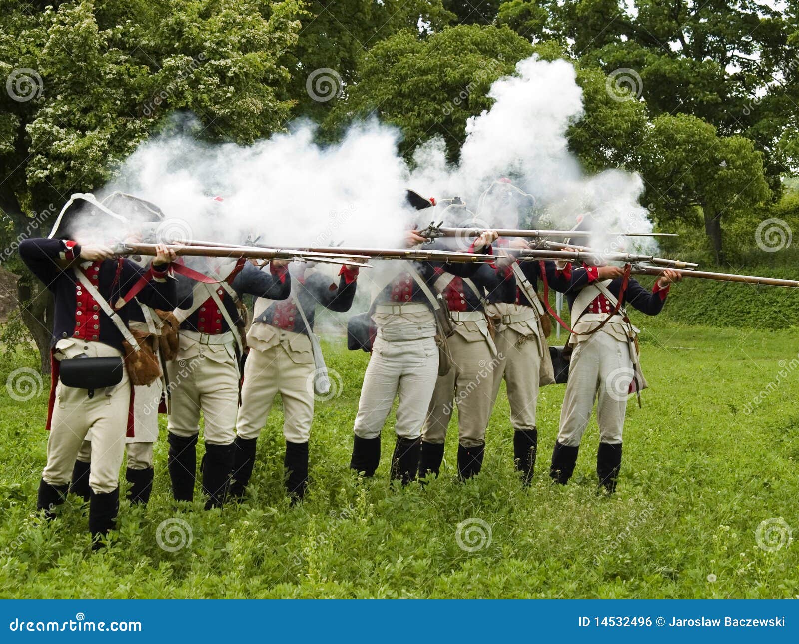 Reenactment stock photo. Image of battle, military, formation - 14532496