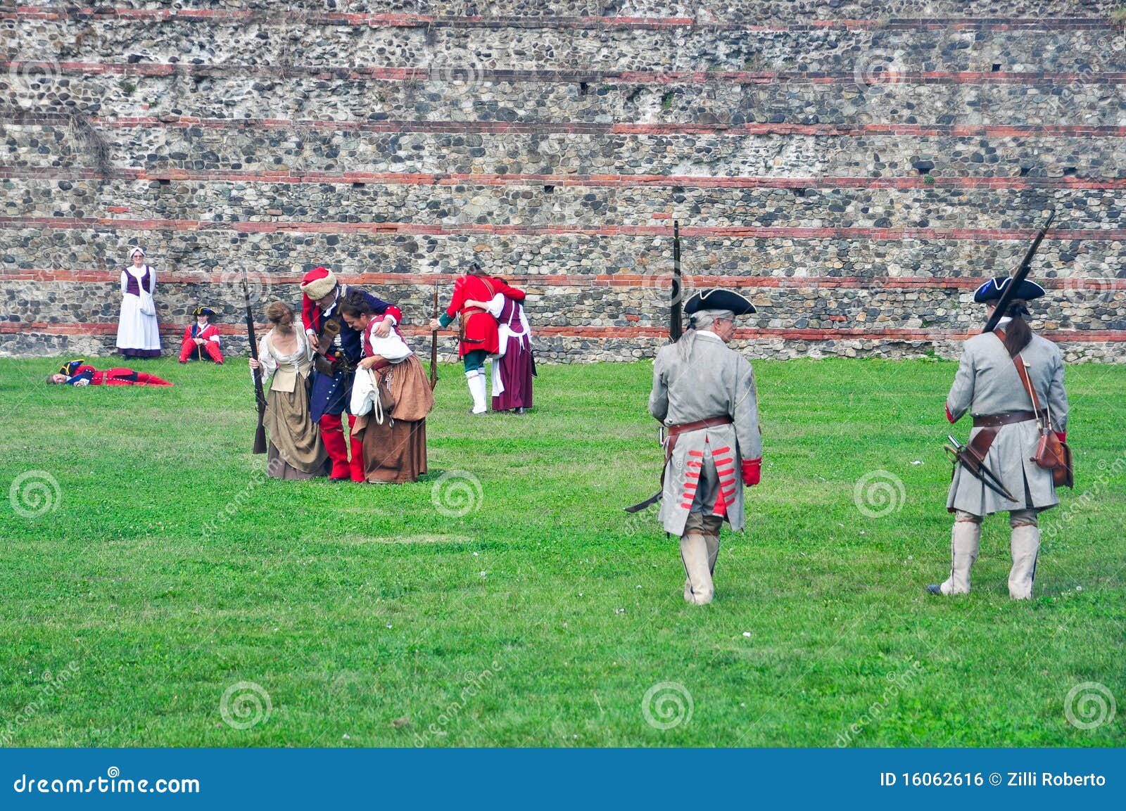 Reenactment of Siege of Turin, September 1706. Editorial Photo - Image ...