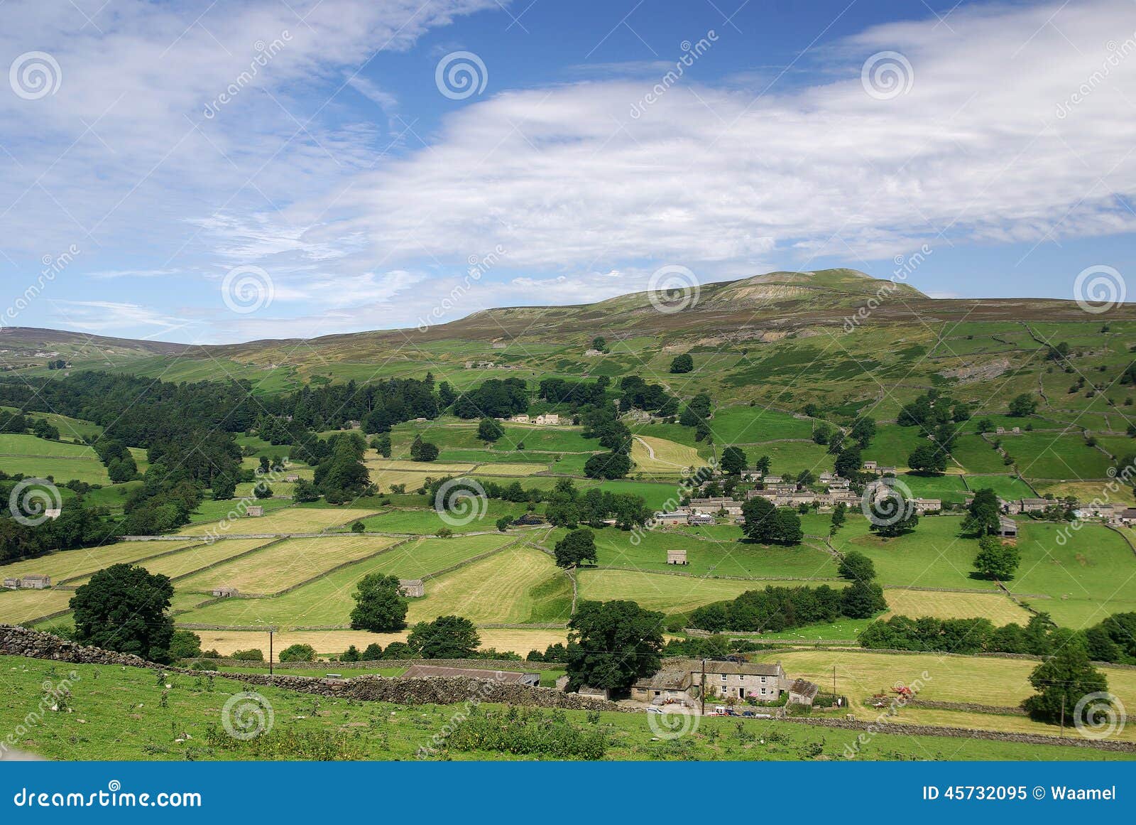 Reeth in the Yorkshire Dales Stock Image - Image of england, dales ...
