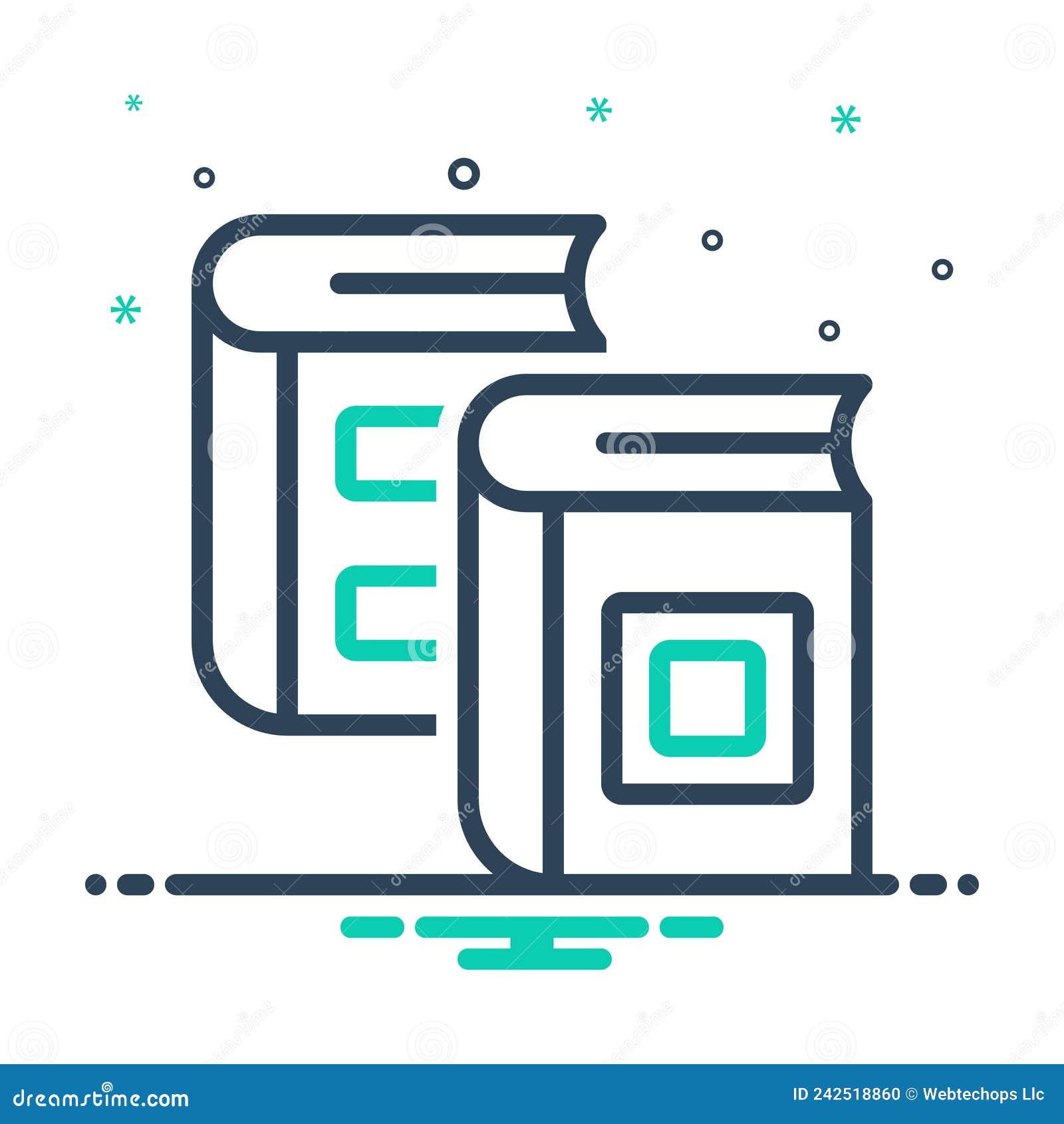 Mix Icon for Ref, Referee and Book Stock Vector - Illustration of logo ...