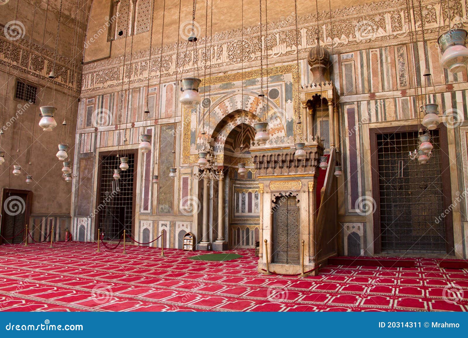 Refaie Mosque stock image. Image of cupola, flower, african - 20314311