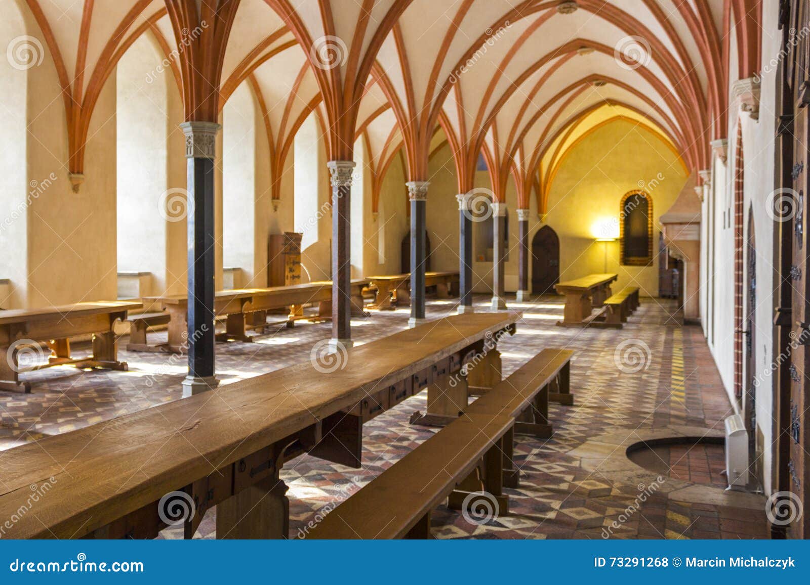 Refectory of the Castle in Malbork, Poland Editorial Stock Photo ...