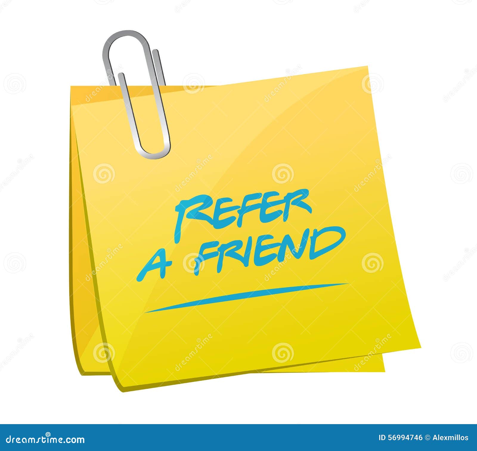 Refer a Friend Post Message Illustration Design Stock Illustration ...