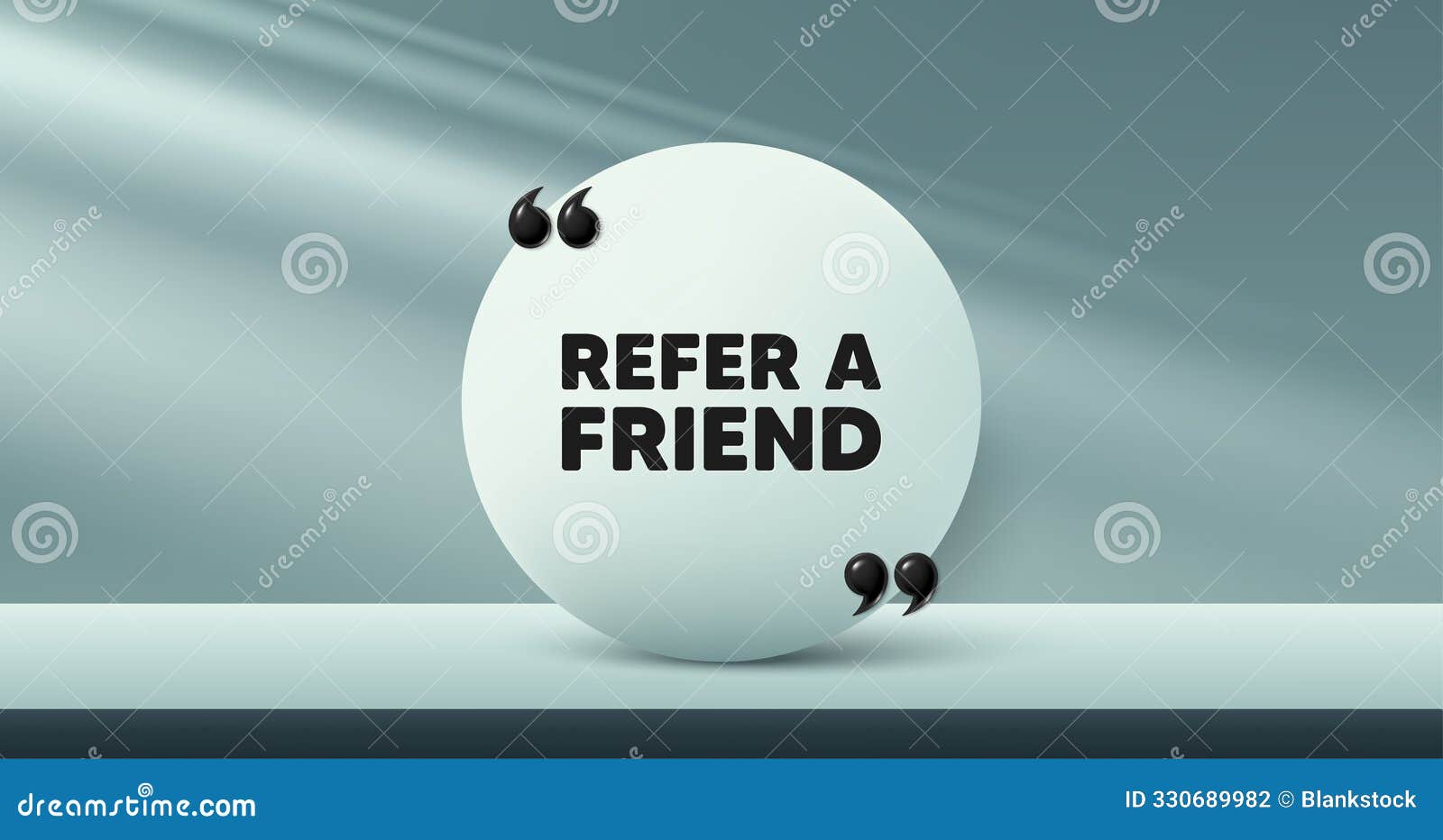 Refer a Friend Symbol. Referral Program Sign. Circle Frame, Product ...