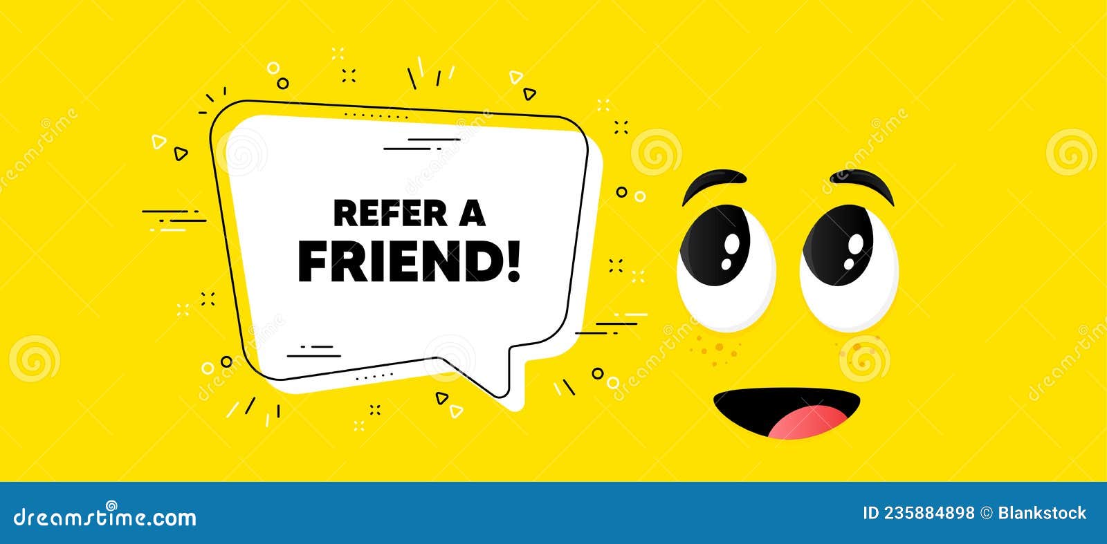 Refer a Friend Symbol. Referral Program Sign. Vector Stock Vector ...