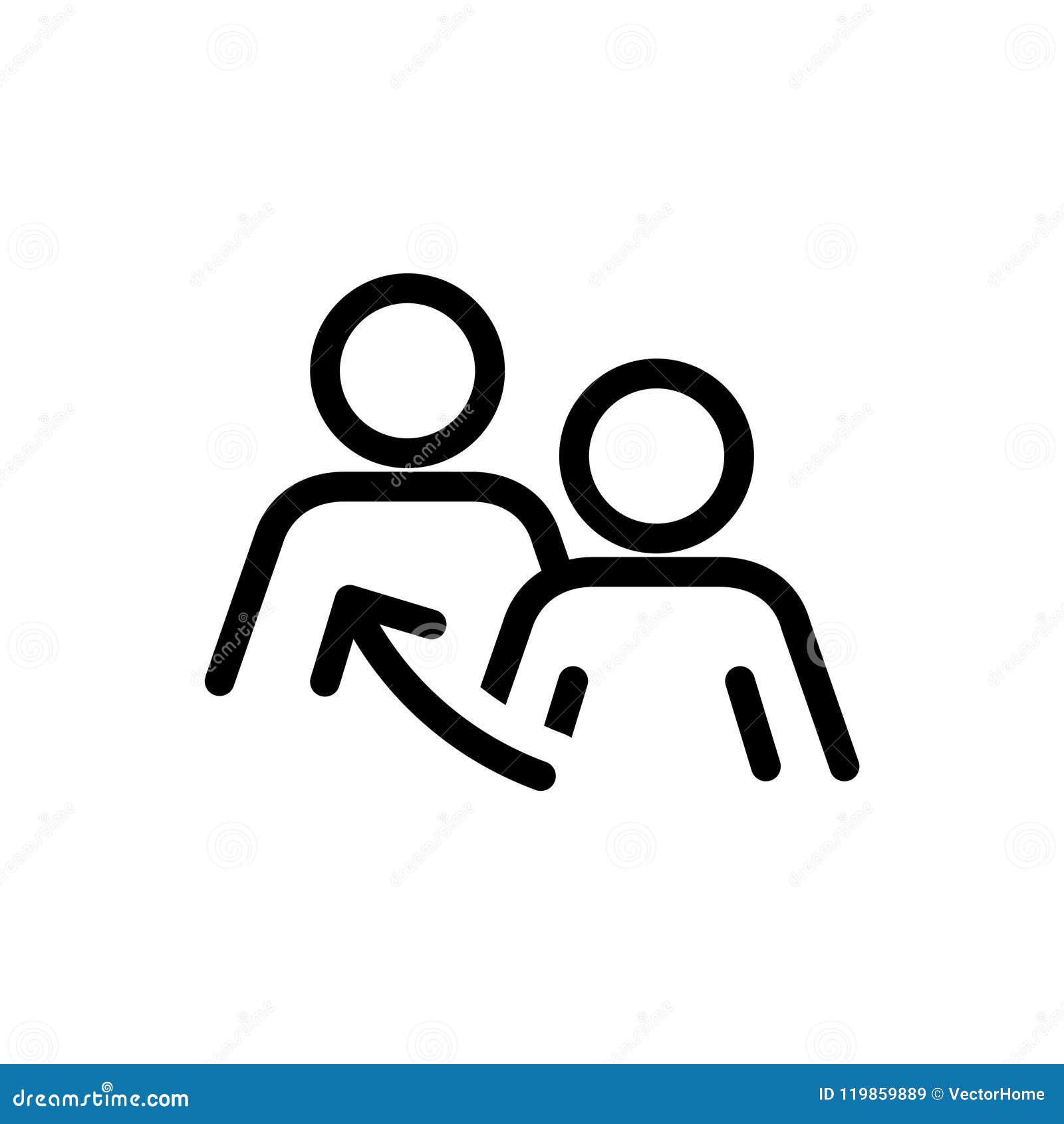 Refer Icon, Vector Illustration Stock Vector - Illustration of ...