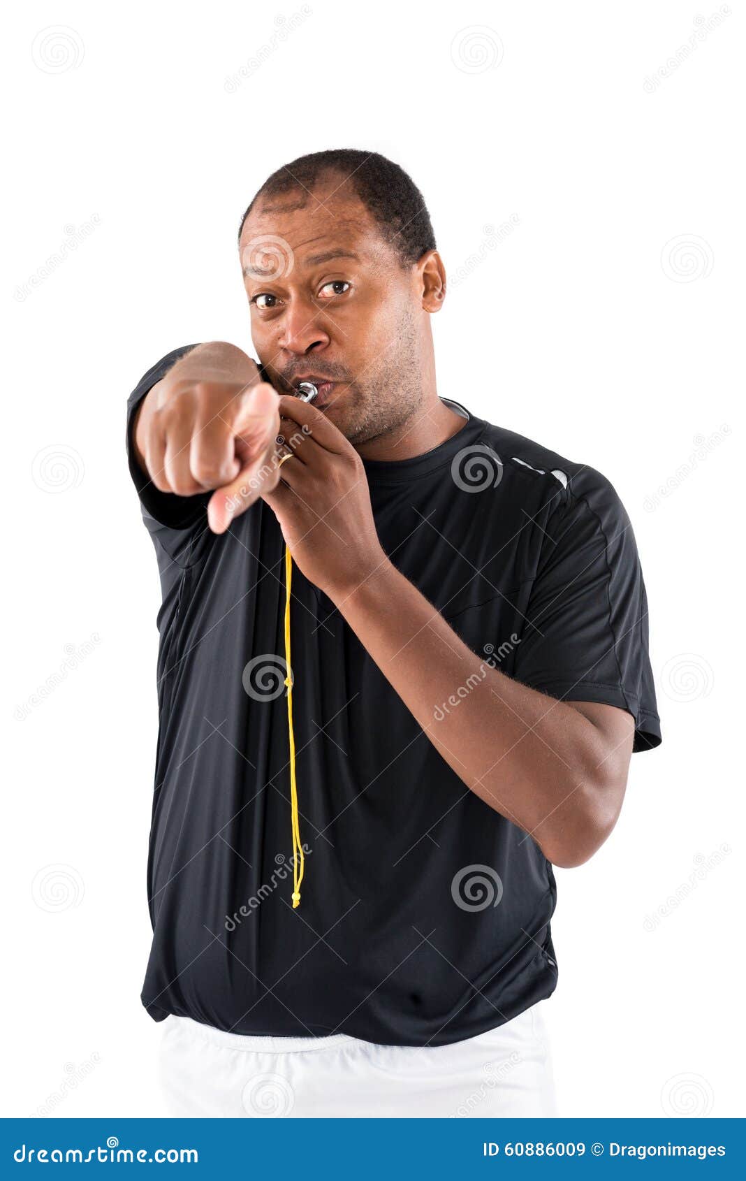 Referee call stock image. Image of leisure, portrait - 60886009