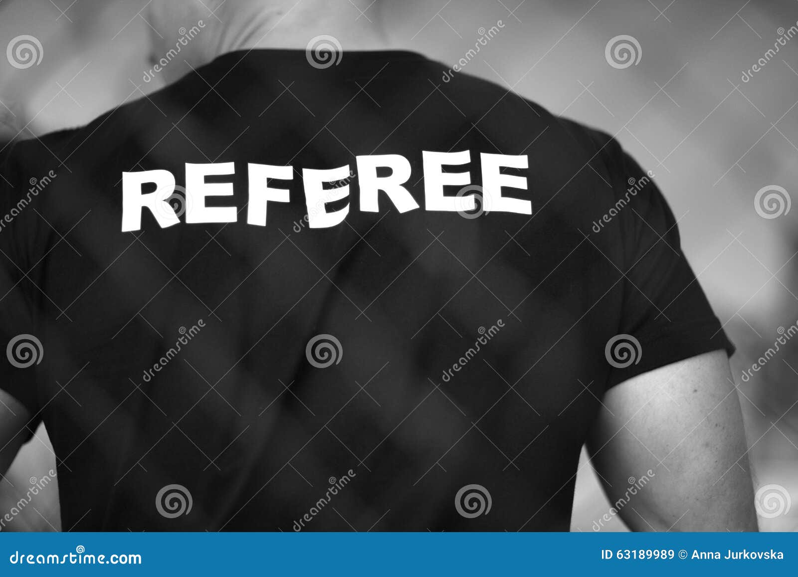 Referee of the Fight Ring,monochrome Stock Image - Image of control ...