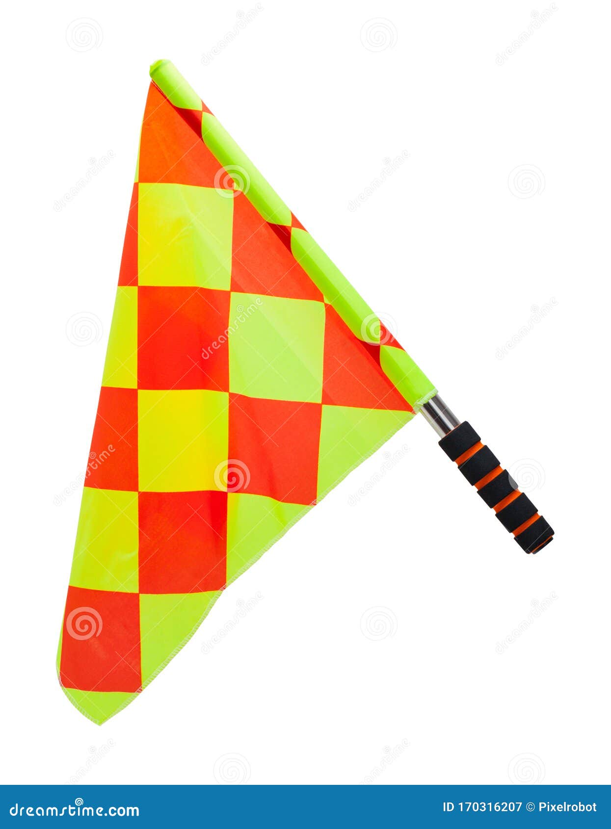 Referee With A Flag Royalty-Free Stock Image | CartoonDealer.com #58503466