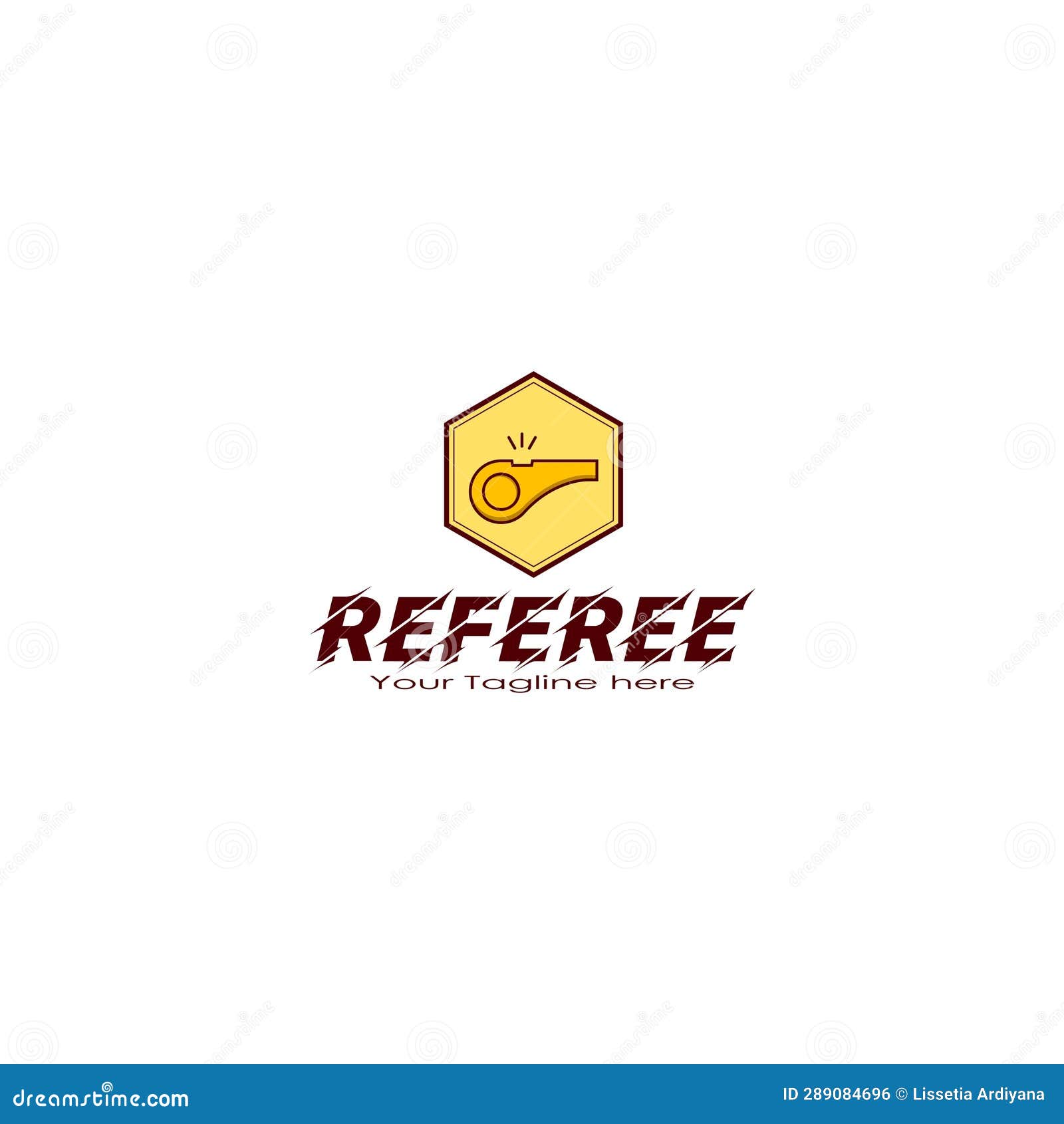 Referee Logo Design Vector Graphics Stock Vector - Illustration of logo ...