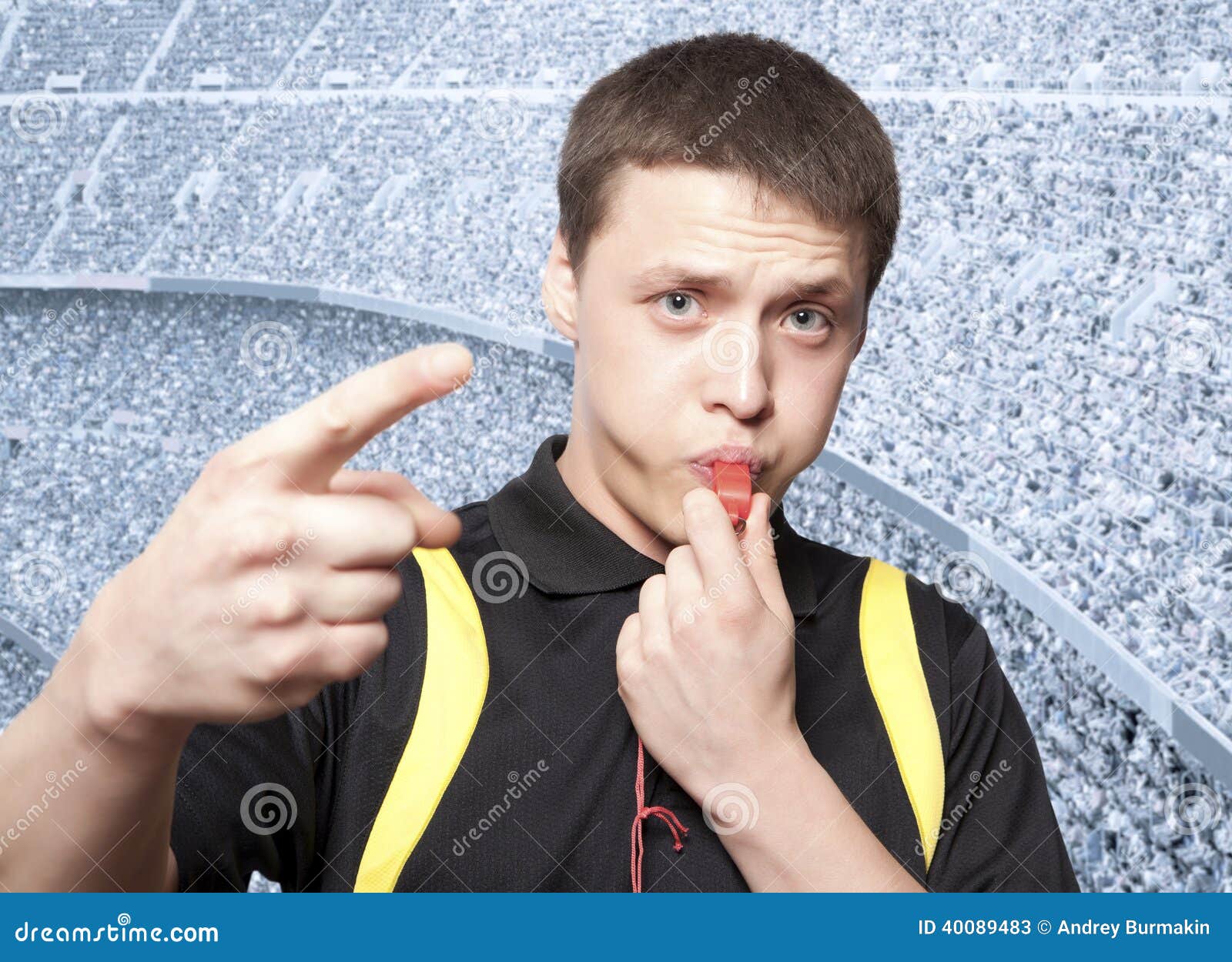 Referee stock image. Image of involvement, offense, championship - 40089483