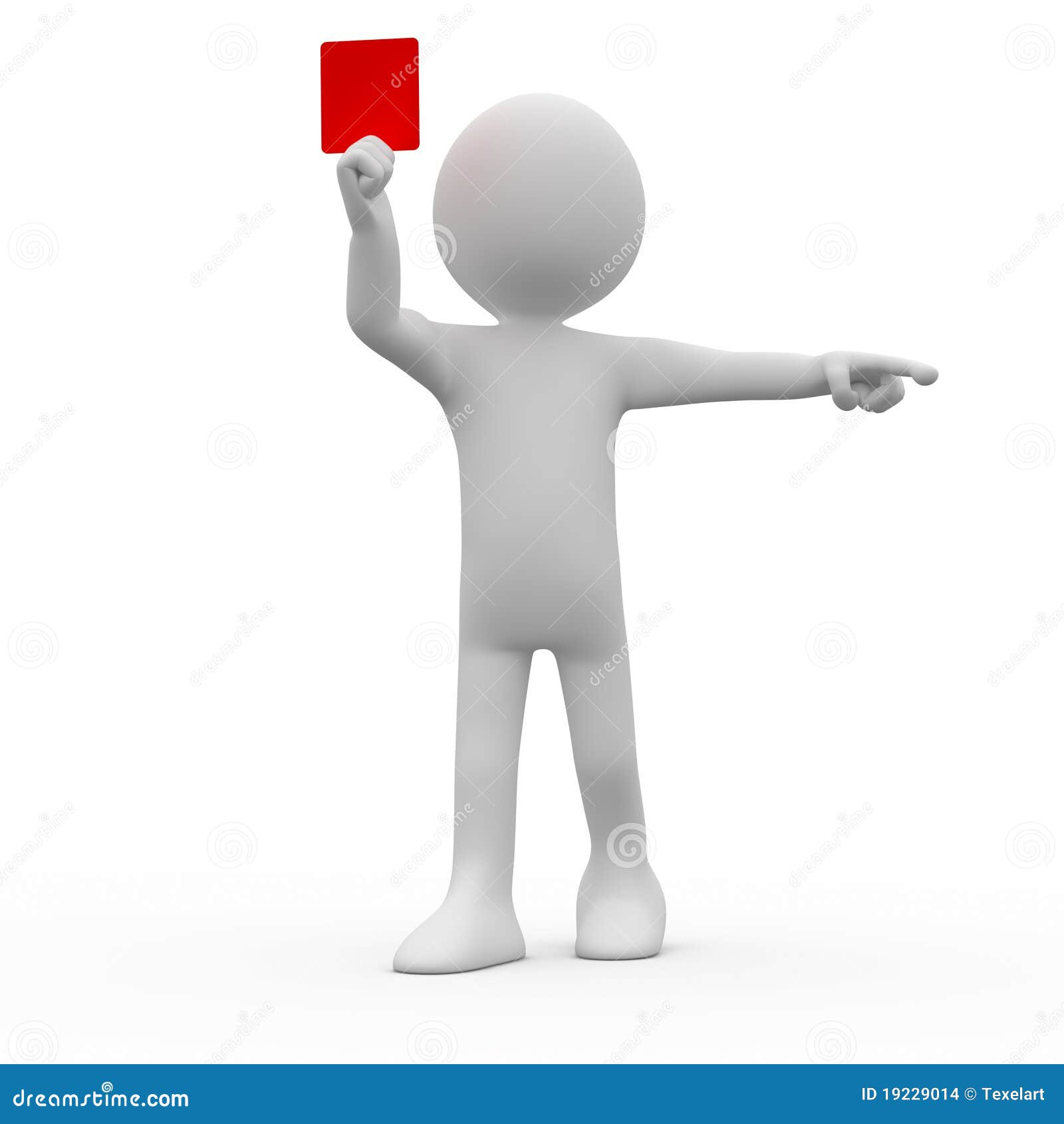 Referee Showing Red Card Stock Images - Image: 19229014