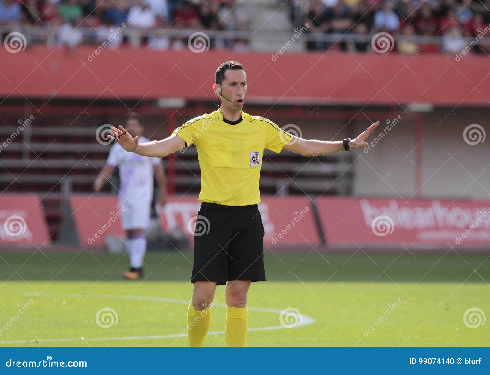 Referee during Soccer Match Editorial Image - Image of attack, exercise ...
