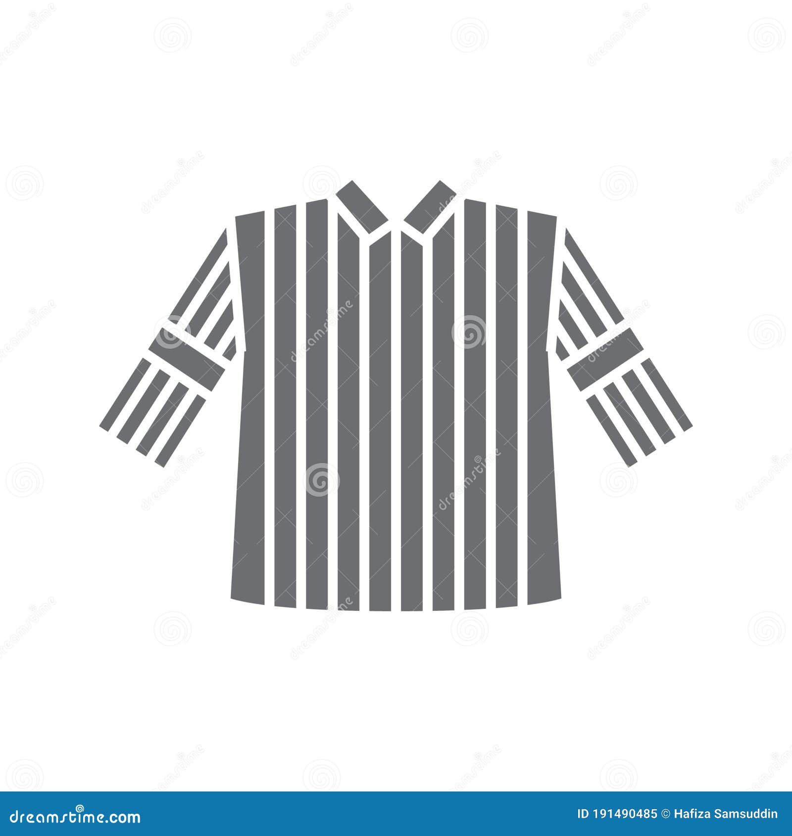 Referee Uniform. Vector Illustration Decorative Design Stock Vector ...