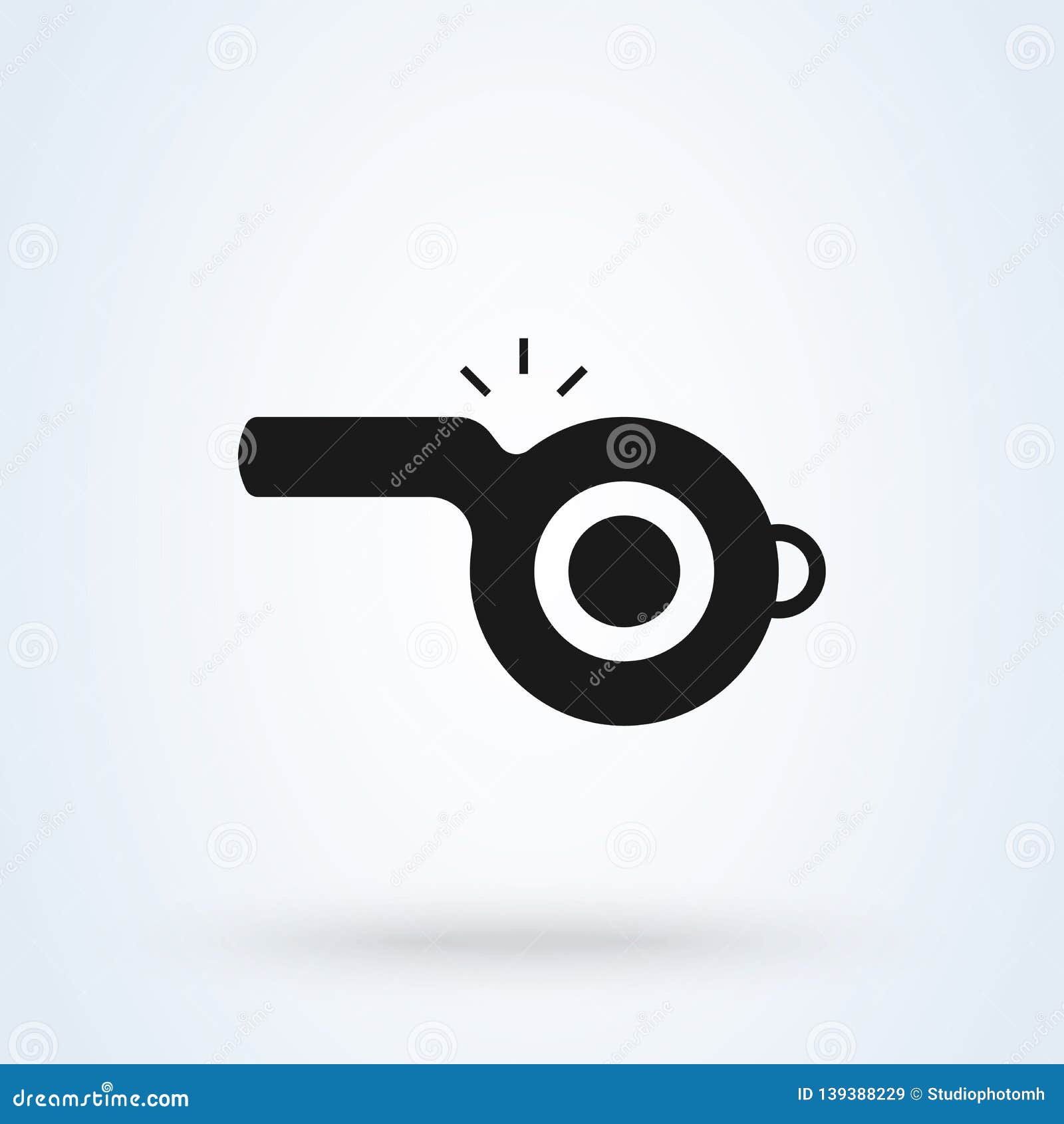 Whistle Icon Template Black Color Editable. Whistle Icon Symbol Flat ...