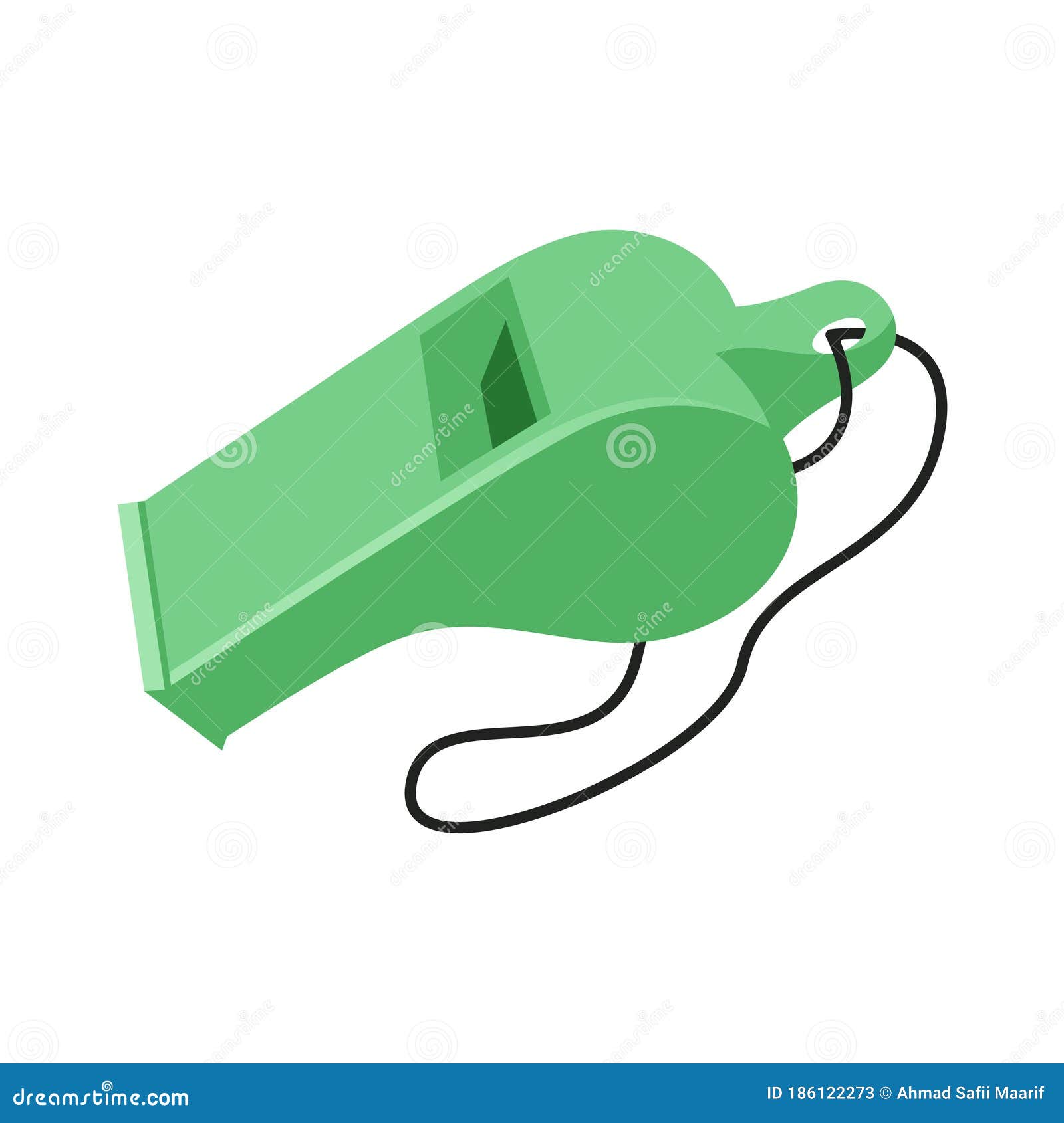 Whistle Vector Coach Whistling Sound Tool And Blowing Equipment Of ...