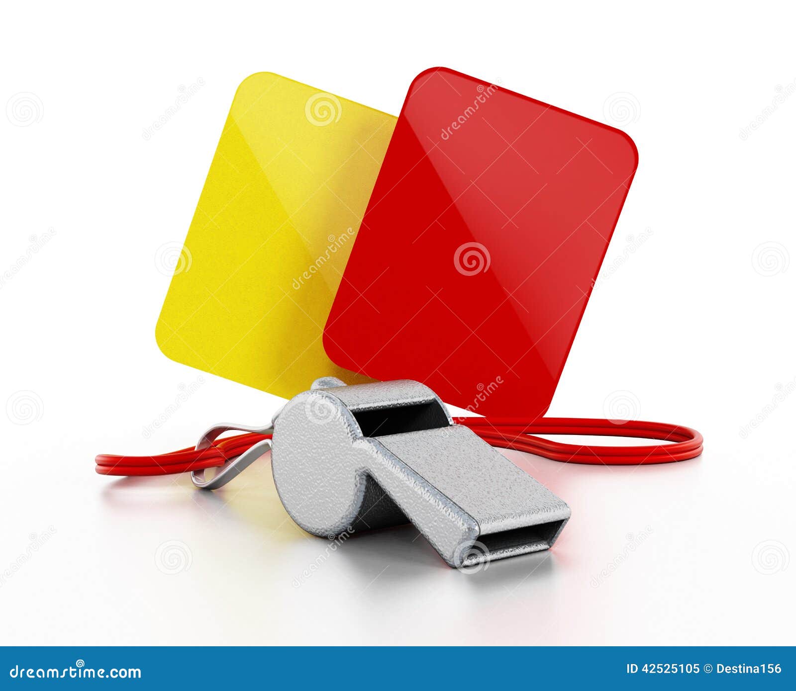 Referee Whistle Vector On Cartoon Style On White Isolated Background ...