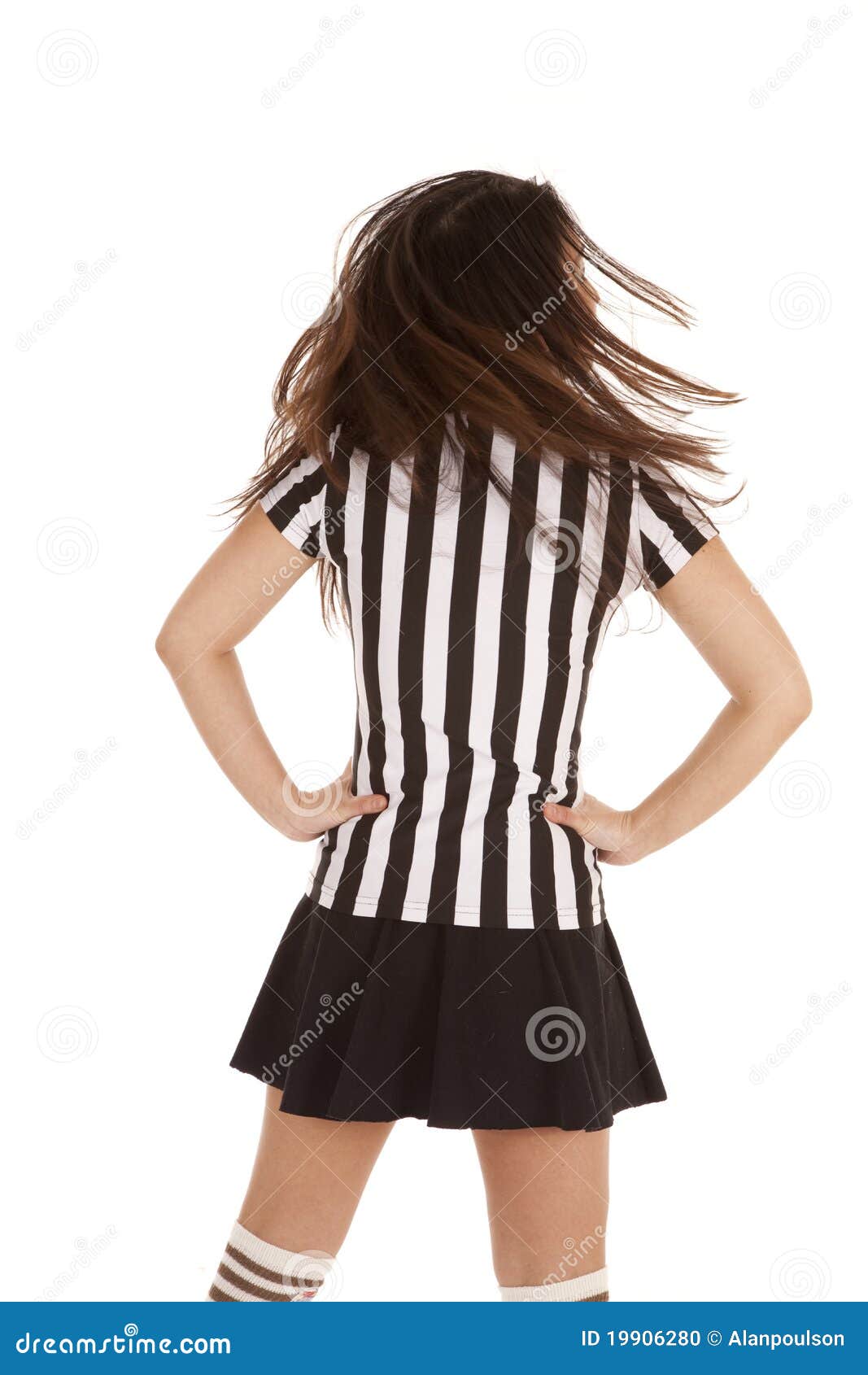 Referee woman back stock photo. Image of ethnic, beauty - 19906280
