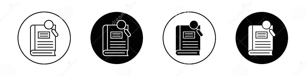 Reference data icon stock vector. Illustration of pictogram - 307757556