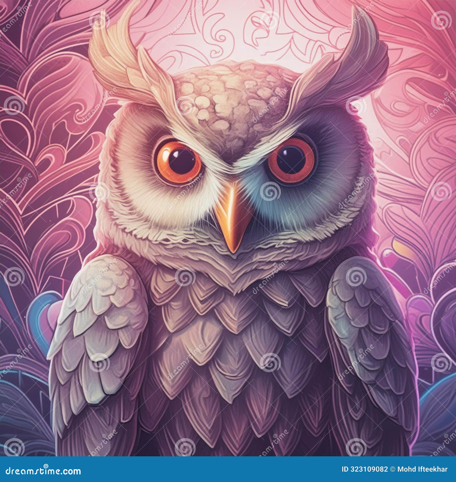 Stoic Hunter stock illustration. Illustration of bird - 323109082