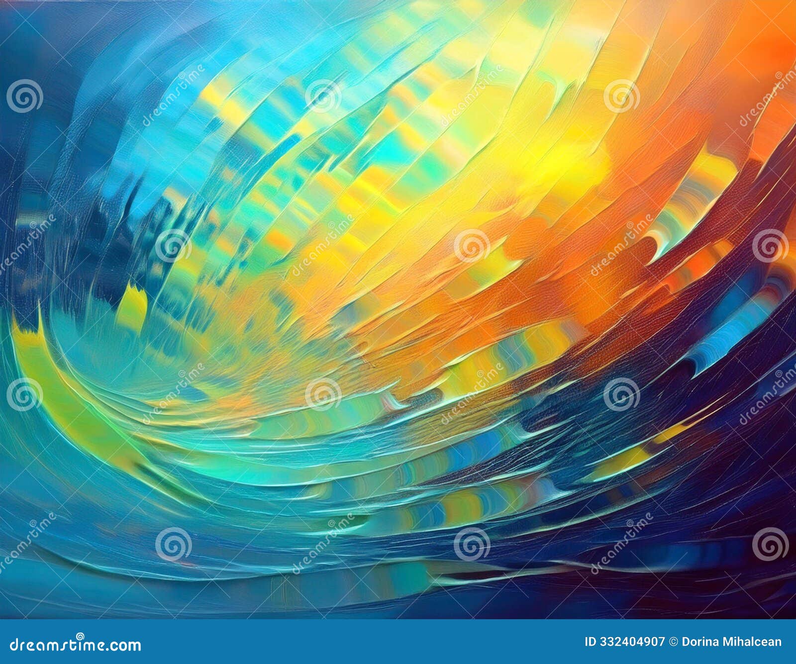 Abstract Post-Impressionist Painting: a Visual Inspiration Stock ...