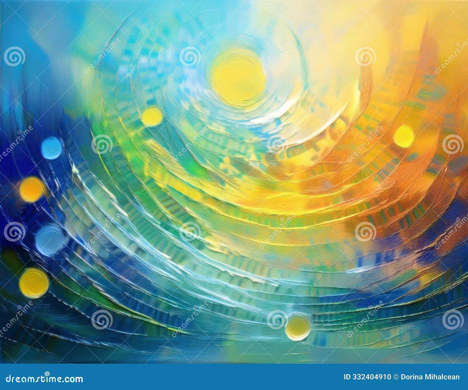 Abstract Post-Impressionist Painting: a Visual Inspiration Stock ...