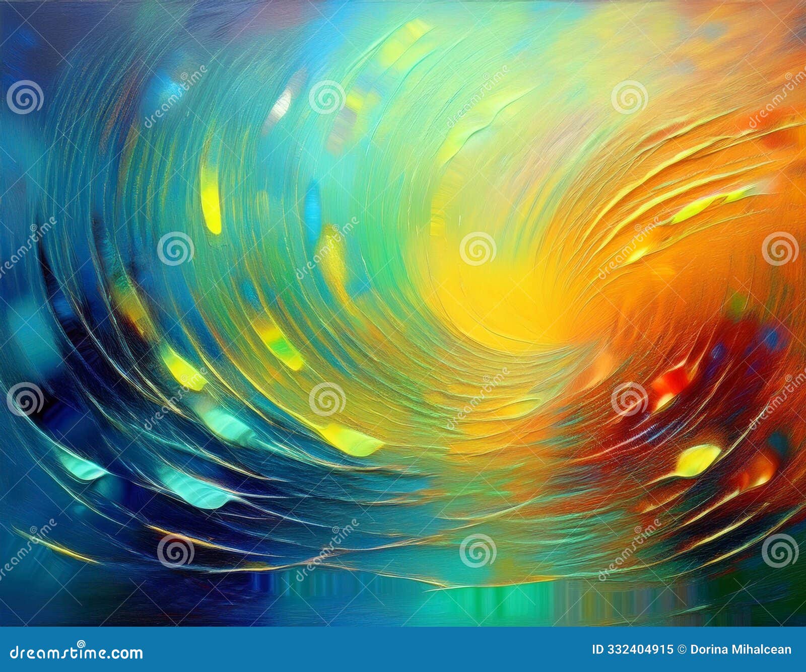 Abstract Post-Impressionist Painting: a Visual Inspiration Stock ...