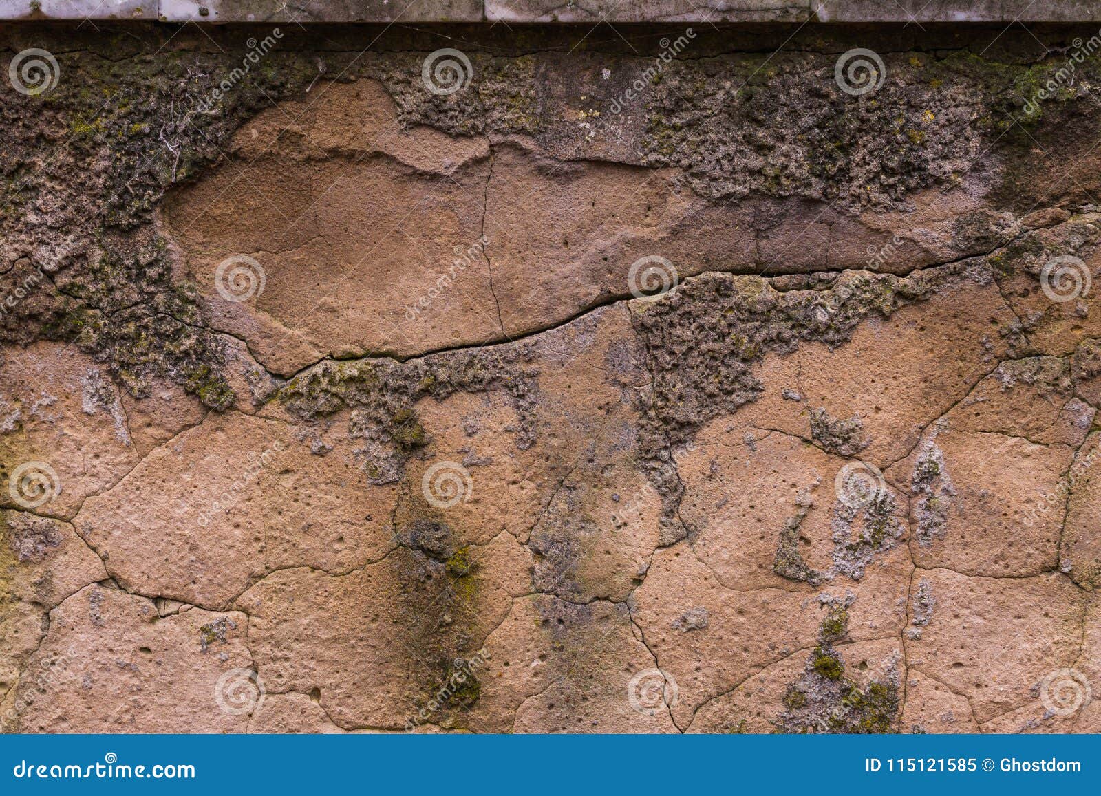 Old cracked stone stock image. Image of broken, ruined - 115121585