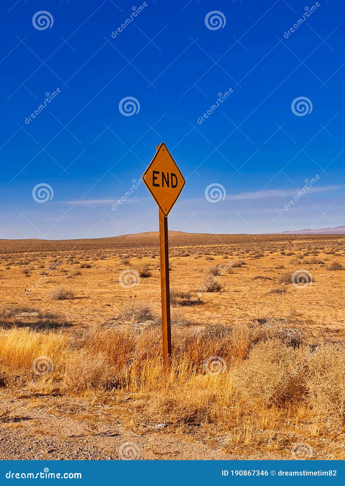 A Reference To the End of the Road Stock Photo - Image of farm, gravel ...