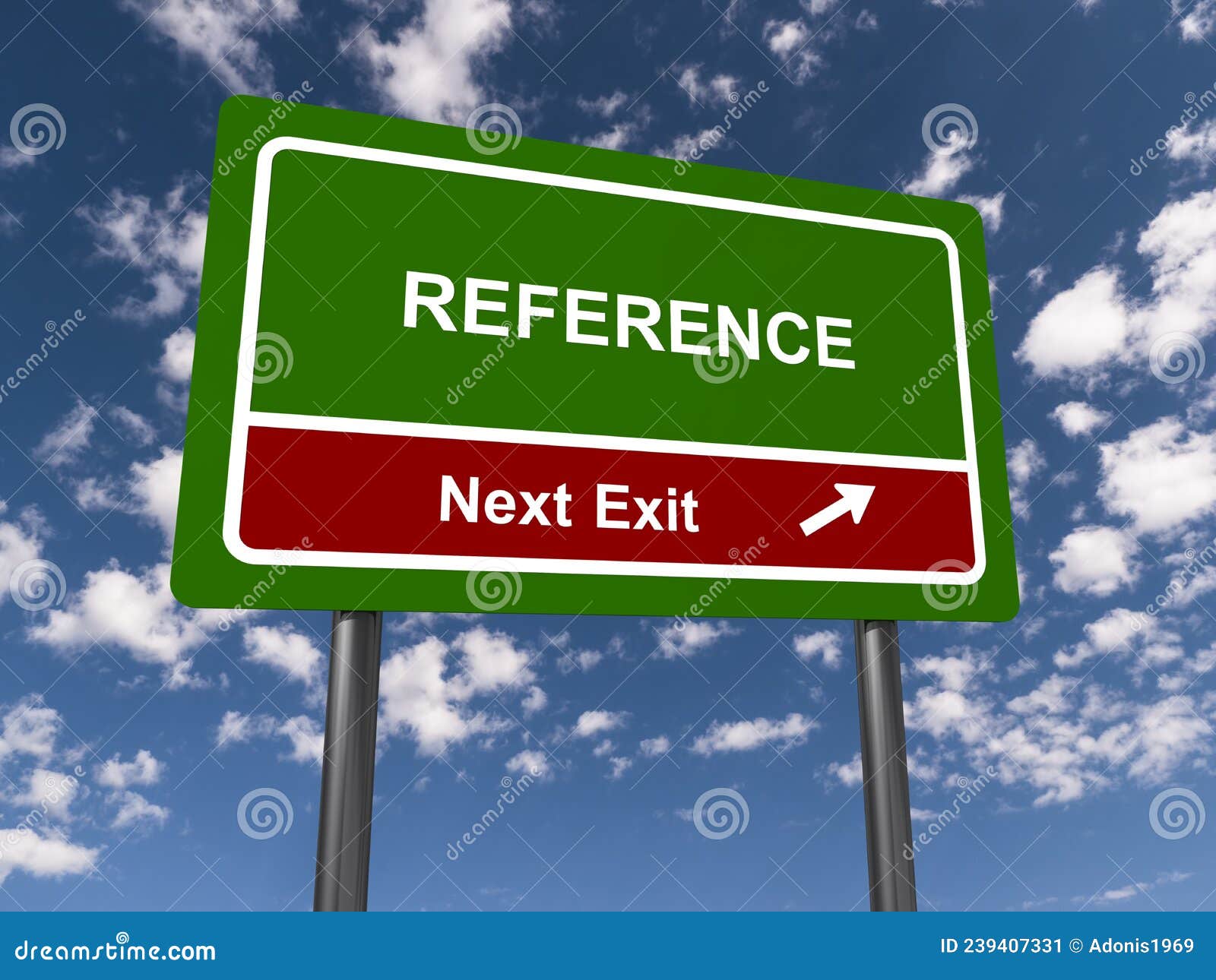 Reference traffic sign stock illustration. Illustration of research ...