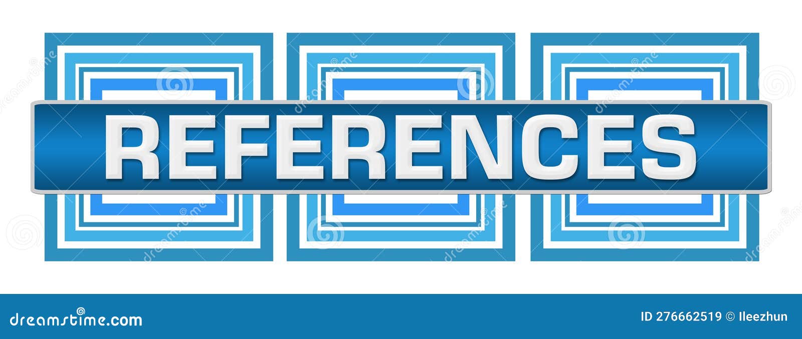 References Blue Border Squares Horizontal Royalty-Free Stock ...