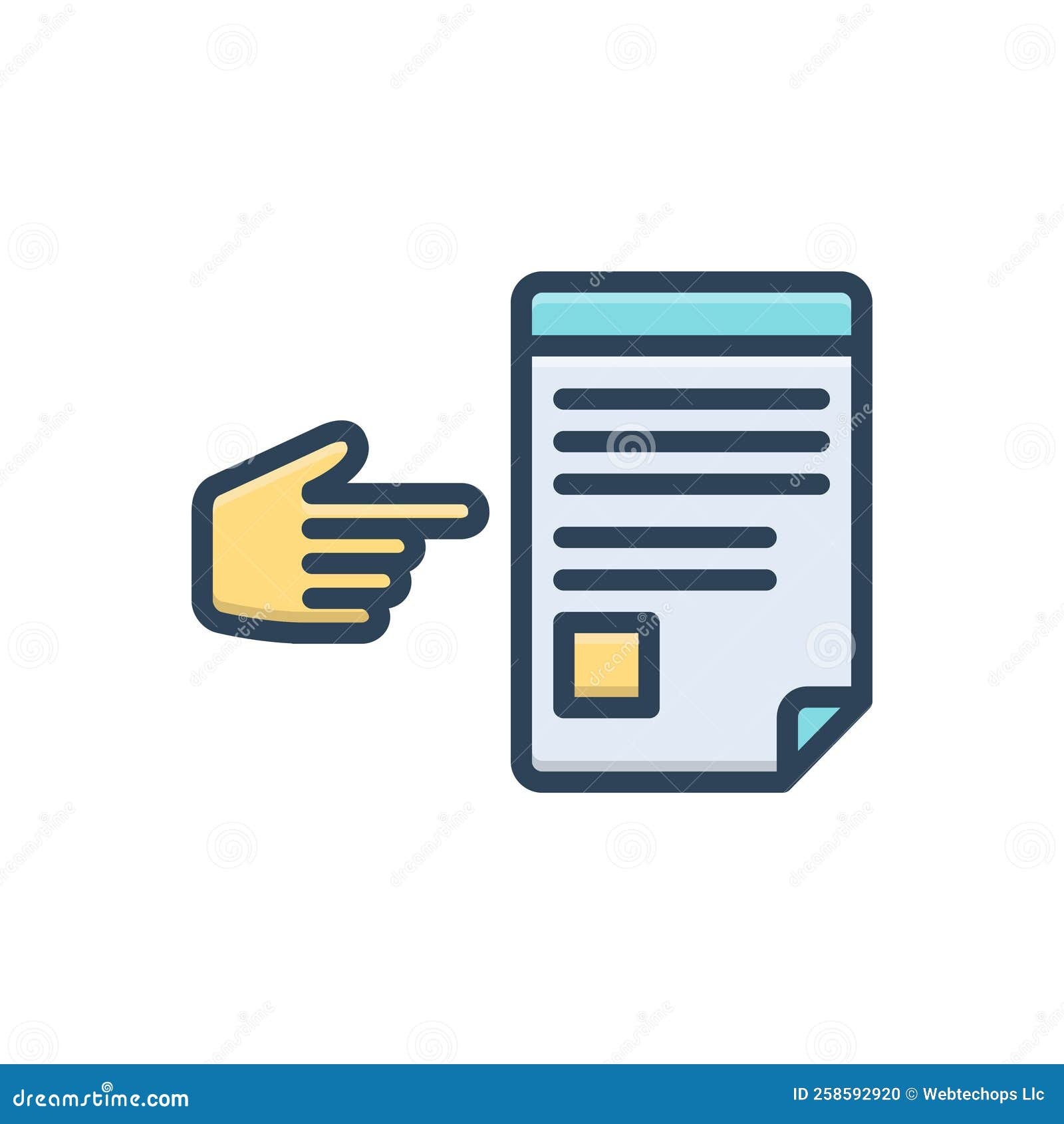 Color Illustration Icon for References, Hint and Allusion Stock Vector ...